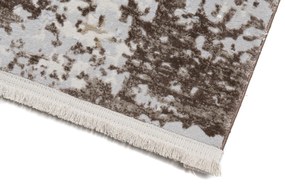 Béžovo-šedý vintage designový koberec