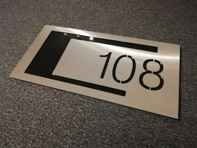 Domovní číslo tabulka 8b Velikost: 50 x 25 cm (XXL)