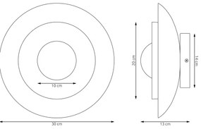 Nástěnné svítidlo POPPI 1xG9/8W/230V bílá