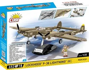 COBI 5763 II WW Lockheed P-38 Lightning (H), 1:32, 652 k, 1 f