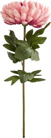 Krémově fialová umělá chryzantéma 74cm