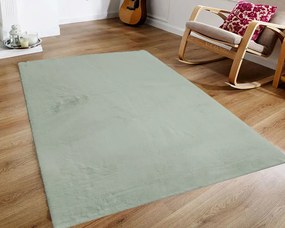 BE Koberec Cozy 1453 GREEN - zelený obdélníkový Rozměr: 40x60 cm