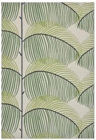 Outdoorový koberec Sanderson Manila leaf botanical green 446107 Brink & Campman 140 x 200