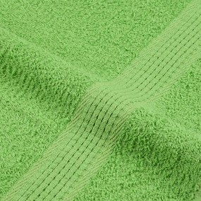 Ručníky FROGN 10 ks jablečně zelené 100x150 cm 360 g/m² 137030