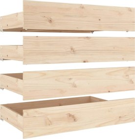 Rám postele se zásuvkami 135 x 190 cm Double 3103544