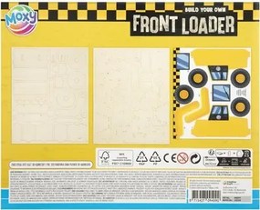 MOXY 3D puzzle Nakladač / Bez lepidla / Přírodní materiál