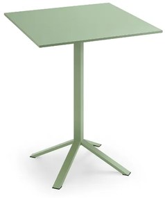MIDJ - Celokovový hranatý stůl SQUARE, výška 73 cm
