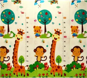CH Dětská oboustranná podložka Animals 180x200