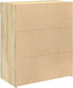 Příborník dub sonoma 80 x 42,5 x 93 cm kompozitní dřevo 3281478