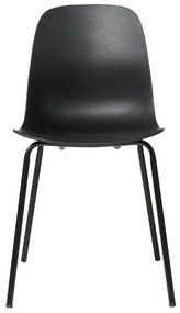 Whitby jídelní židle černá