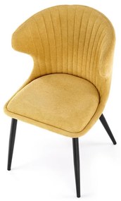 Jídelní židle Leif, žlutá