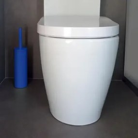 Spirella AKIRA WC štětka královsky modrá / ocel