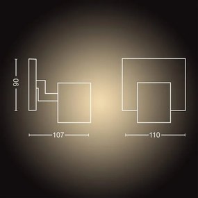 Philips 53090/31/P6 - LED Stmívatelné svítidlo Hue RUNNER 1xGU10/5W/230V + DO