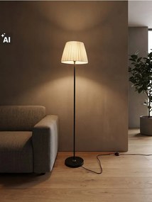 Sinsay - Stojací lampa s látkovým stínidlem - krémová