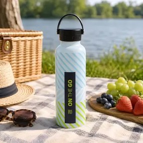 Iris Barcelona On the Go tyrkysová / Termoláhev / Nerezová ocel / 750
