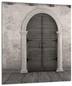 Obraz - Tajemné dveře (30x30 cm)