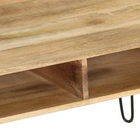 vidaXL TV stolek z masivního mangovníkového dřeva 110 x 35 x 45 cm