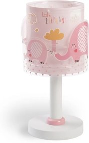 Dětská stolní lampička Little Elephant růžová