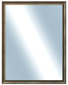 DANTIK - Zarámované zrcadlo - rozměr s rámem cca 70x90 cm z lišty Ferrosa bronzová (3143)