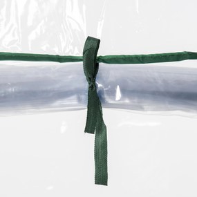 Fóliový skleník Outsunny Skleník pro rajčata se 4 policemi, chladicí rám v zelené barvě, 70x50x160cm