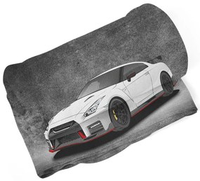 Sablio Deka Nissan GTR 35 Šedý - 150x120 cm