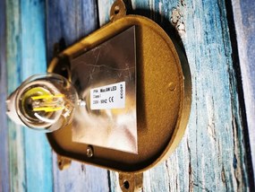 Industriální svítidlo Bulkhead ECO5700 Antická mosaz IP64
