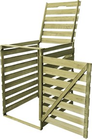 vidaXL Přístřešek na jednu popelnici 240 l impregnované dřevo [42269]