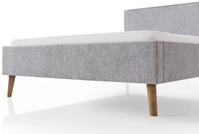 MEISE MÖBEL Čalouněná postel TWISTER 180x200cm šedá 2159-10-5000