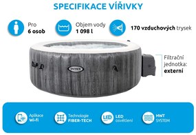 Intex 28442 Purespa Greywood Deluxe HWS 1100