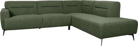 LABEL51 Pohovka do tvaru L BOLZANO Zelená 270cm pravá GA-80.181