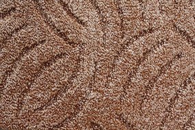 Metrážový koberec bytový Tango Filc 822 hnědý - šíře 3 m