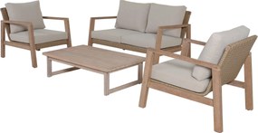 XXXLutz TERASOVÁ SEDACÍ SOUPRAVA dřevo Gardenson - Online Only zahradní nábytek - 002836026601