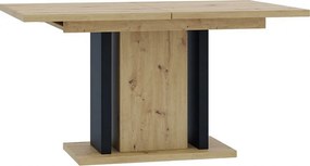 Casarredo - Komfort nábytek Rozkládací jídelní stůl JANGA artisan/černá