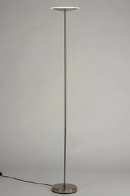 Stojací designová LED lampa se stmívačem Opus Silver