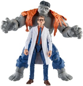 Avengers marvel legends - akční figurky - gray hulk & dr. bruce banner