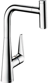 Hansgrohe Talis Select M51 Dřezová baterie s vytahovací sprškou, chrom 73853000