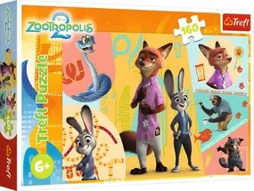 TREFL Puzzle Zootropolis 2 / 160 dílků / 41x27,8 cm