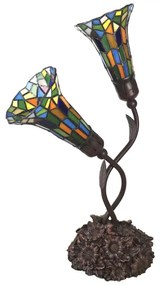 Stolní lampa Tiffany Old – 46x28x63 cm