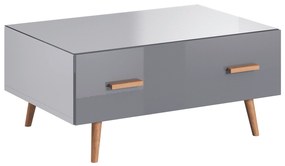 Konferenční stolek Brillo Barva dvířek: šedá lesk.