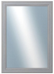 DANTIK - Zarámované zrcadlo - rozměr s rámem cca 50x70 cm z lišty STEP šedá (3019)