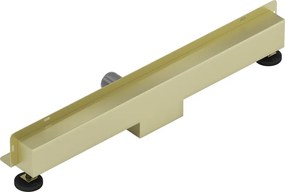 Mexen Flat Wall, sprchový žlab na zeď 2v1, 70 cm, zlatá matná, 1A30070