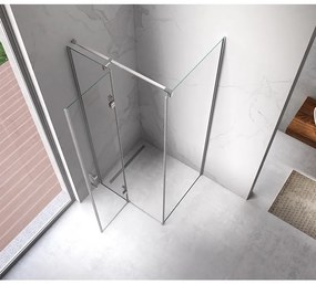 BPS-koupelny Čtvercový sprchový kout HYD-SK01 80x80 chrom/transparent