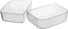 Orion Krabička na jídlo LOCK&LOCK, 2 sekce, 1 L, 21x15x6cm
