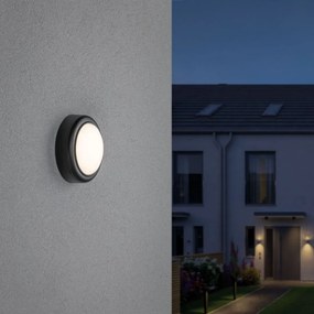 P 94119 Outdoor nástěnné svítidlo IP44 8W 230V antracit teplá bílá - PAULMANN