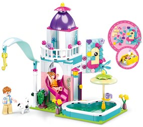 Sluban Girls Dream M38-B0971 Domek se skluzavkou do bazénu