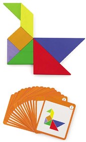 Dřevěný magnetický tangram Viga Barva: multicolor