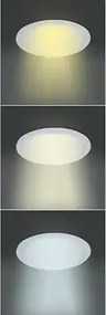 Solight LED mini panel CCT podhledový 6W kulatý / 450lm / 3000K / 4000
