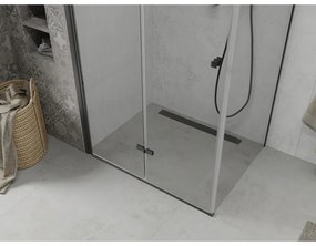 Mexen Lima sprchový kout 70x80 cm, průhledná, černá, 856-070-080-70-00