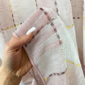 Ervi záclona s olůvkem ve lněném vzhledu - LE 88, metráž