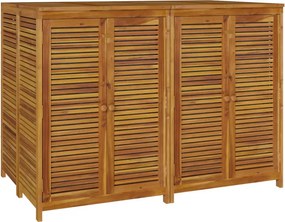Zahradní úložný box 140 x 87 x 104 cm masivní akáciové dřevo 3155242